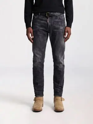 Dsquared2 642 Straight Stretch Denim Jeans - Black