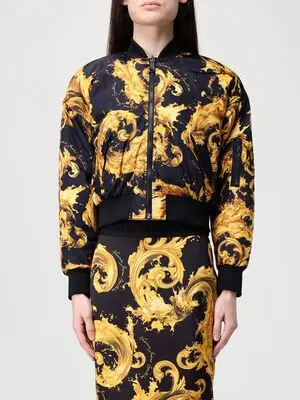 Versace Reversible Polyester Bomber Jacket - Black