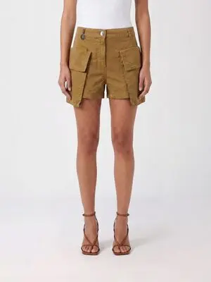 Pinko Cotton Cargo Shorts - Bronze