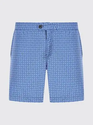 Incotex Printed Polyester Swim Shorts
