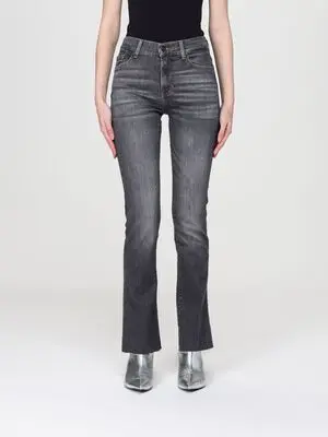 7 For All Mankind Slim Fit Jeans In Stretch Denim - Grey