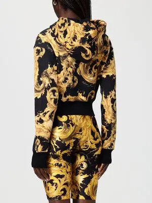 Versace Baroque Print Cotton Hoodie