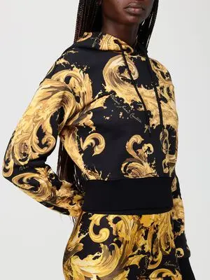 Versace Baroque Print Cotton Hoodie