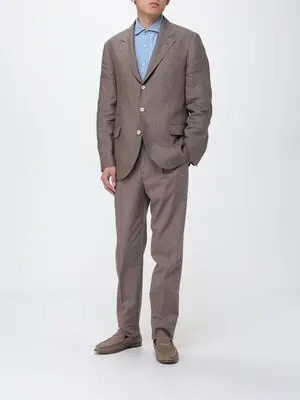 Brunello Cucinelli Linen Single Breasted Blazer