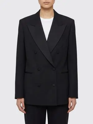 Dries Van Noten Double-breasted Wool Blend Blazer - Black