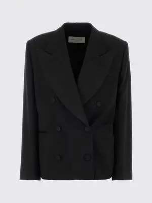 Dries Van Noten Double-breasted Wool Blend Blazer