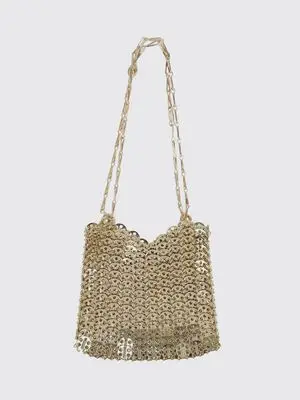 Rabanne Iconic Chain 1969 Metallic Mesh Shoulder Bag - Gold