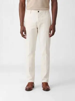 Incotex Cotton Blend Chino Trousers - White