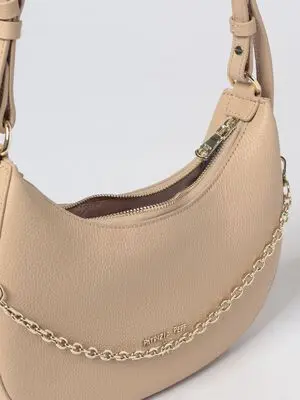 Patrizia Pepe Grained Leather Halfmoon Shoulder Bag