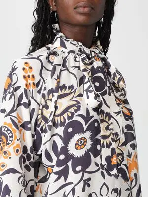 La DoubleJ Printed Silk Blouse
