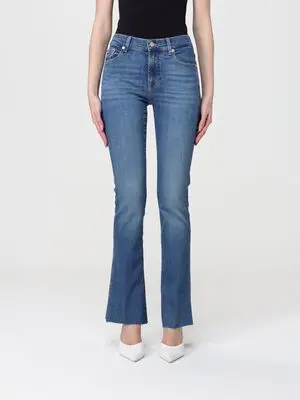 7 For All Mankind Slim Fit Jeans In Stretch Denim - Blue