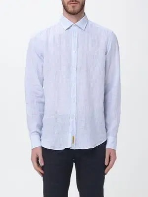 B.D.BAGGIES Basic Cotton Shirt - Gnawed Blue
