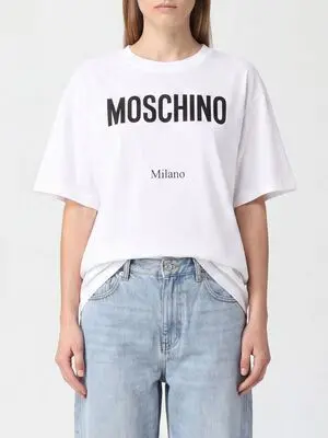 Moschino Drop Shoulder T-shirts For Women