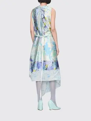 MAISON MARGIELA Printed Silk Wrap Dress