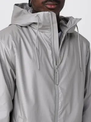 Rains Zip-up Hooded Jacket - Grey