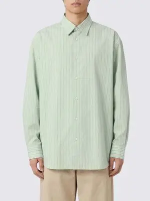 Dries Van Noten Striped Cotton Shirt - Green