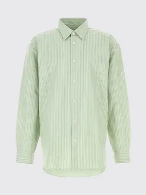Dries Van Noten Striped Cotton Shirt - Green