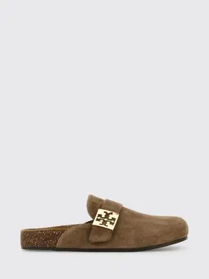 Tory Burch Mellow Suede Mules - Gold