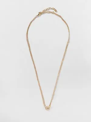 FERRAGAMO Torchon Brass Necklace - Brown