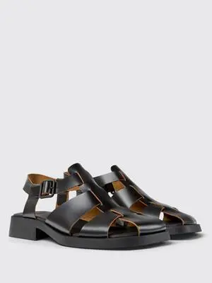 Camper Leather Heeled Sandals