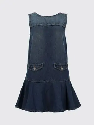 GANNI Sleeveless A-line Mini Dress With Ruffles