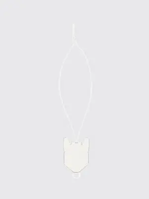 Loewe Futurist Cat Calfskin Keychain - White