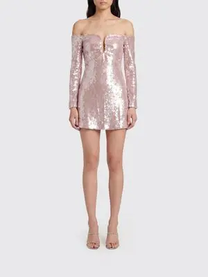 SELF-PORTRAIT Sequined Mini Dress - Nude