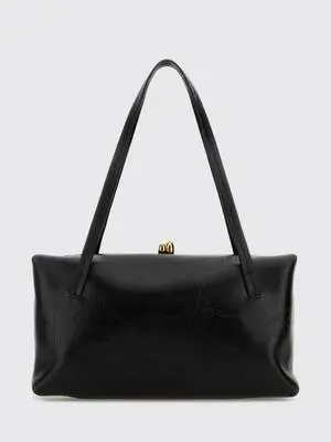 JIL SANDER Small Goji Pillow Leather Shoulder Bag With Clasp Closure