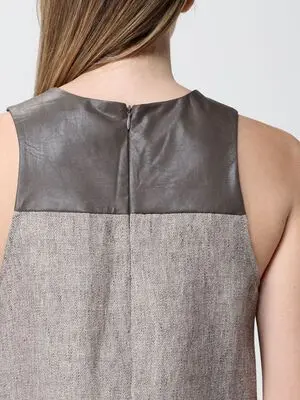 Emporio Armani Sleeveless Linen Top