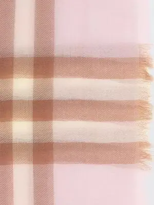 Burberry Wool Check Pattern Scarf