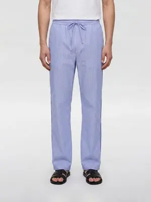 Dolce & Gabbana Pajama-style Cotton And Silk Trousers With Drawstring - Striped
