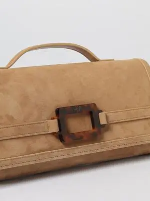 ROGER VIVIER Clutch With Buckle Detail