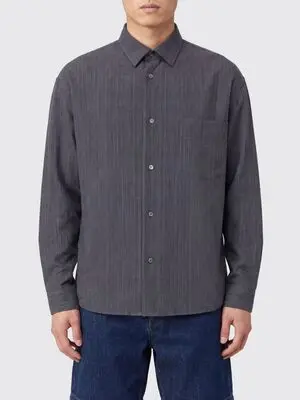 LARDINI Casual Linen Shirt - Blue