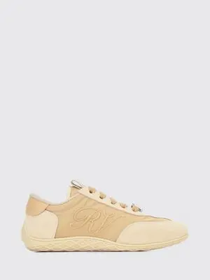 ROGER VIVIER Lace-up Trainers - Camel