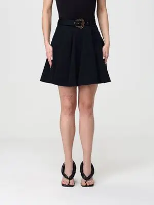 Versace Stretch Cotton Skirt - Black