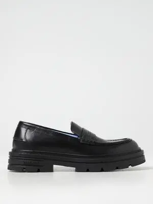Versace Leather Loafers With Lug Sole