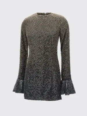 ROTATE BY BIRGER CHRISTENSEN Sequined Long Sleeve Mini Dress