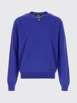 Versace Cotton And Silk V-neck Sweater