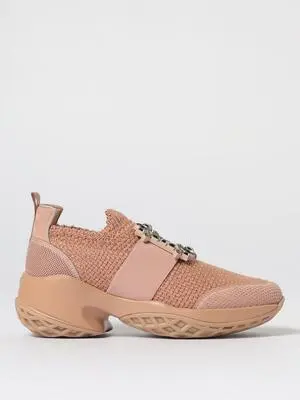 ROGER VIVIER Embellished Sneakers - Blush Pink