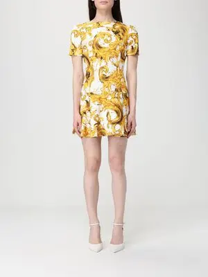 Versace Stretch Jersey Mini Dress - White