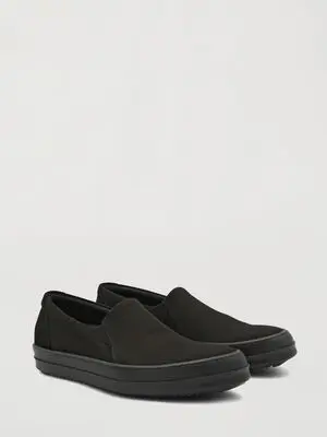 Rick Owens Penta Boat Slip-on Sneakers - Black