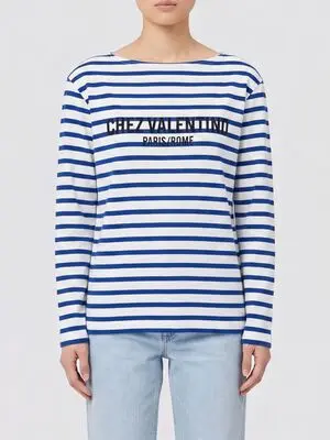 Valentino Garavani Striped Cotton T-shirt Chez - Ivory