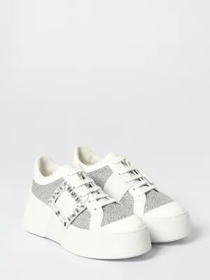 ROGER VIVIER Embellished Glitter Sneakers