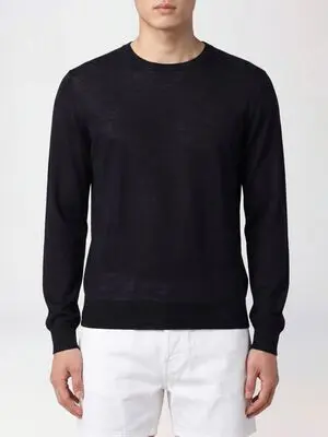 TOM FORD Pure Wool Long-sleeved Crewneck Sweater - Black