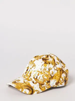 Versace Cotton Twill Baroque Print Baseball Cap - White