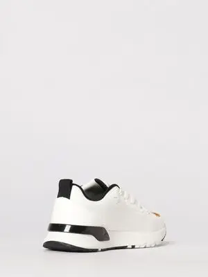 Versace Baroque Print Lace Up Low Top Sneakers - White