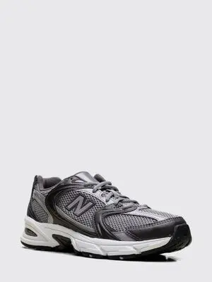 NEW BALANCE 530 Two Tone Mesh Lace Up Sneakers - Black