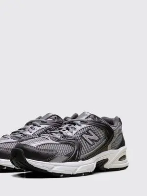 NEW BALANCE 530 Two Tone Mesh Lace Up Sneakers - Black