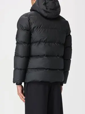 Rains Quilted Zip Up Jacket With Hood