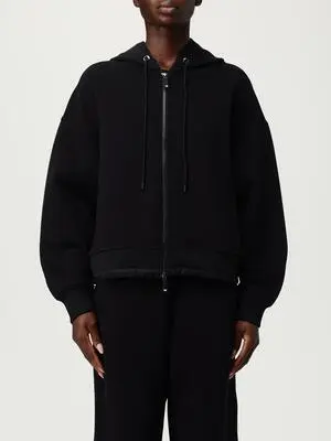 Emporio Armani Full Zip Hooded Sweatshirt - Black